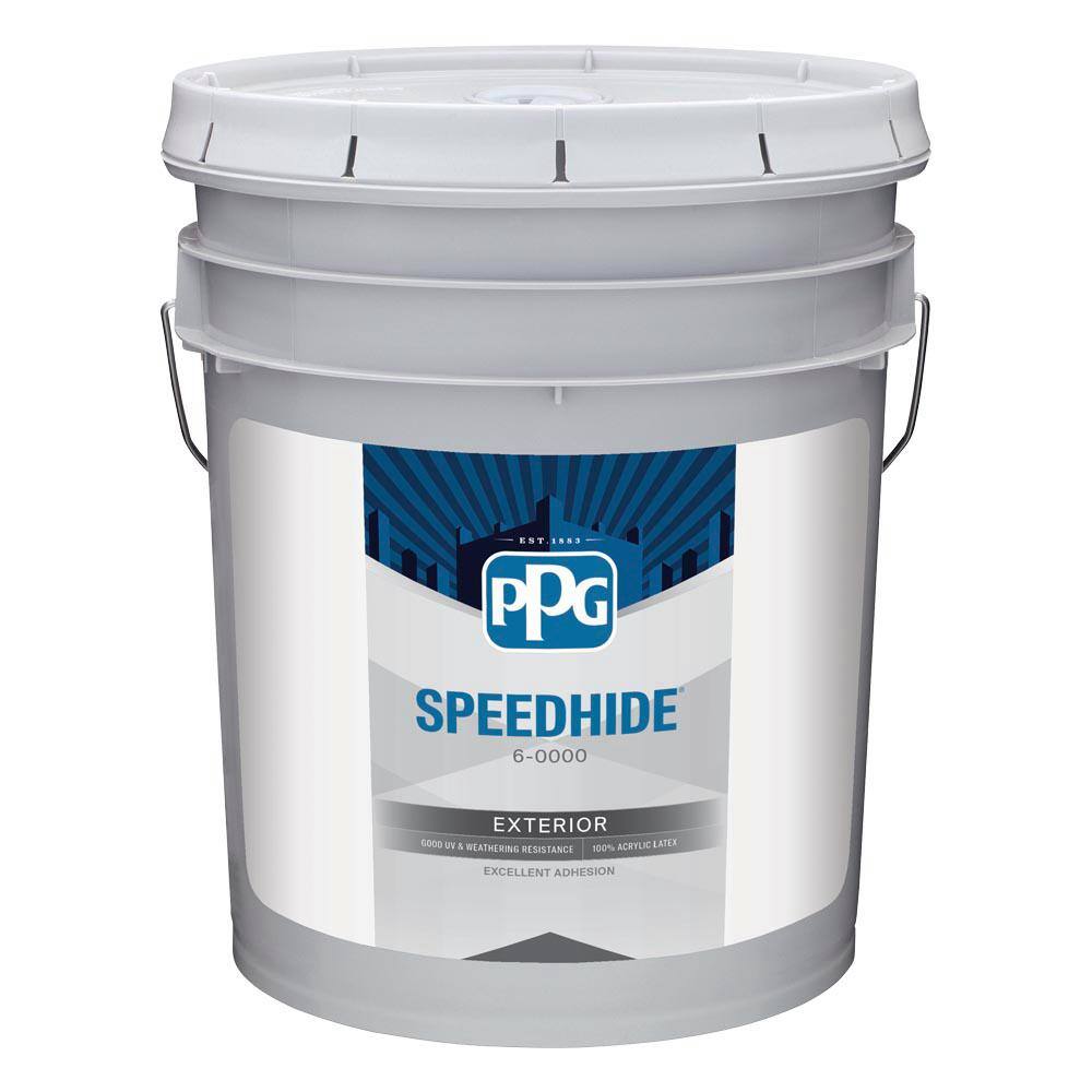 SPEEDHIDE 5 gal. Base 1-Satin Exterior Paint 6-2110XI-05 - The Home Depot