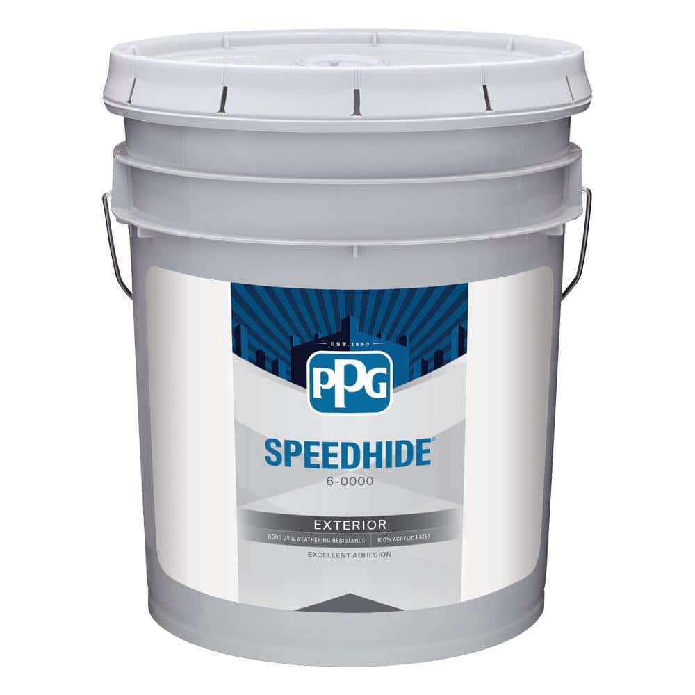 SPEEDHIDE 5 gal. Base 1-Flat Exterior Paint 6-650XI-05 - The Home Depot