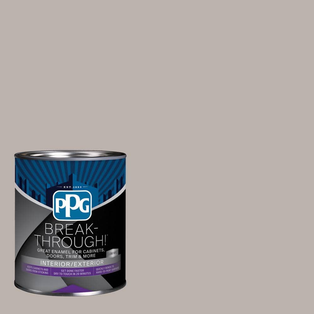 Break-Through! 1 qt. PPG1018-3 City Street Satin Door, Trim & Cabinet ... Break-Through! 1 qt. PPG1018-3 City Street Satin Door, Trim & Cabinet ...