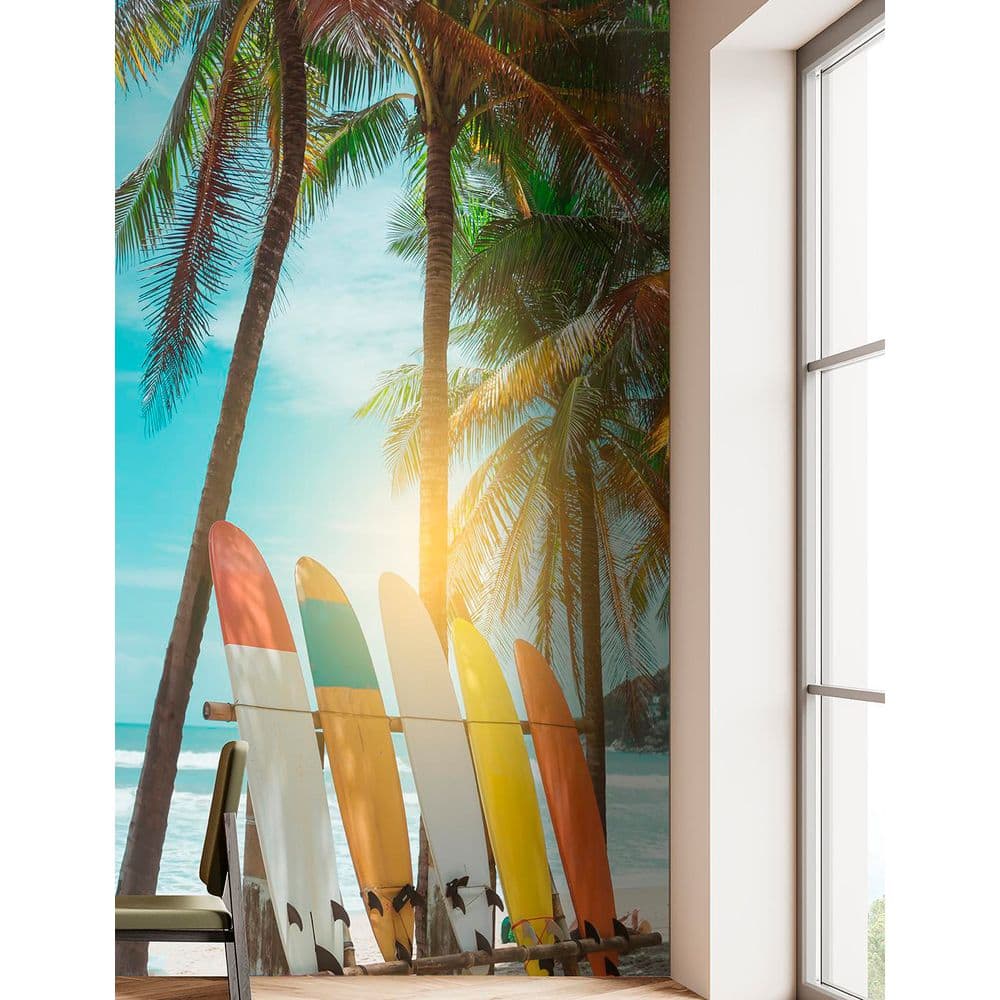 Veer Decor Surfs Up Wall Mural 8253-BY - The Home Depot