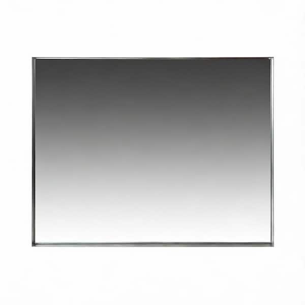 LIVACA 40 in. W x 30 in. H Rectangular Aluminum Framed Beveled Wall ...