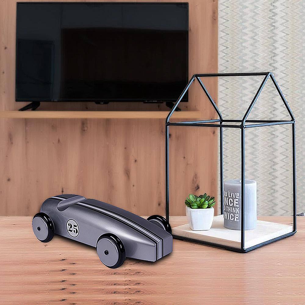 AUTHENTIC MODELS Onyx in Silver Wood Car Model Car AR064 - The Home Depot