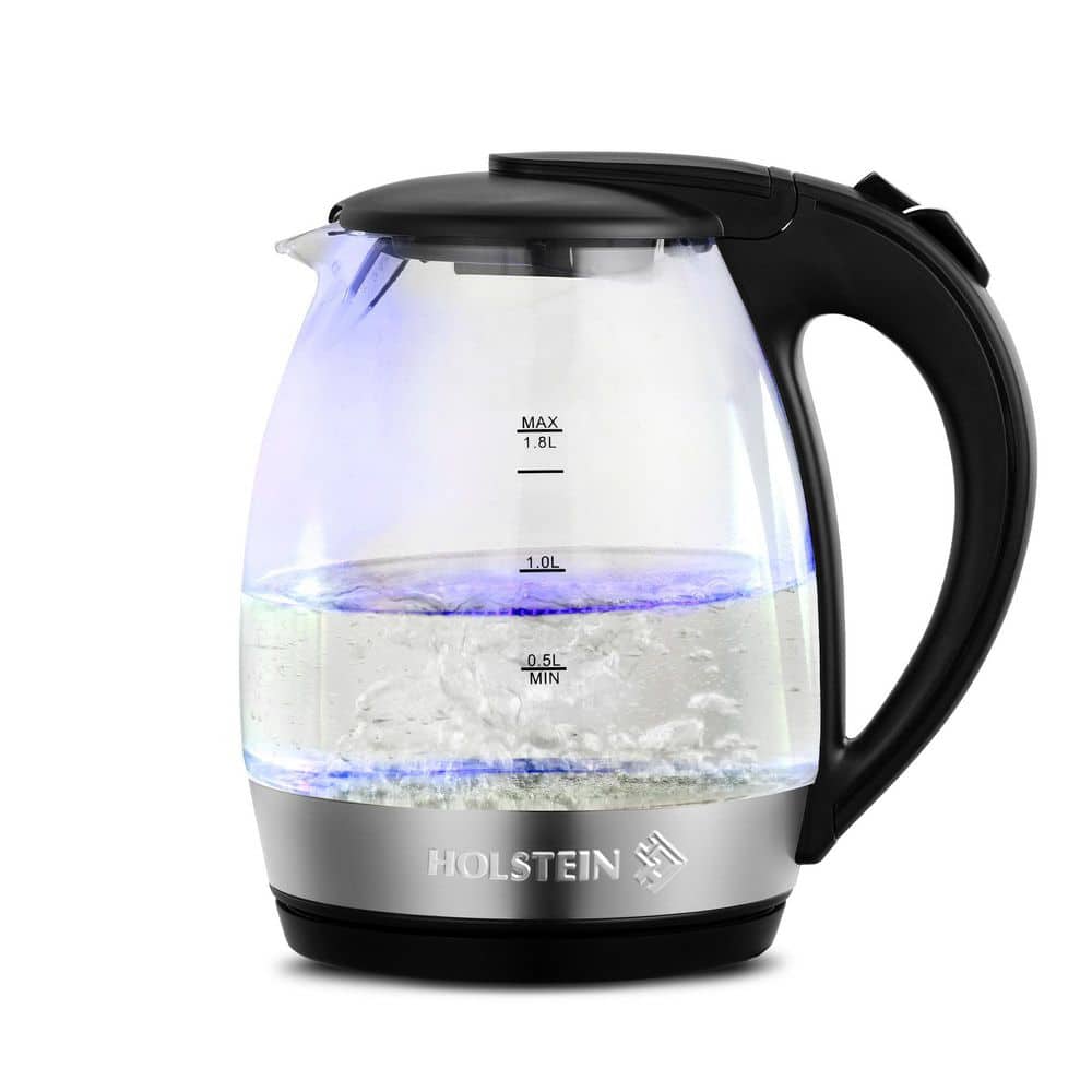 Reviews for HOLSTEIN HOUSEWARES 7-Cup Black Glass Electric Kettle ...
