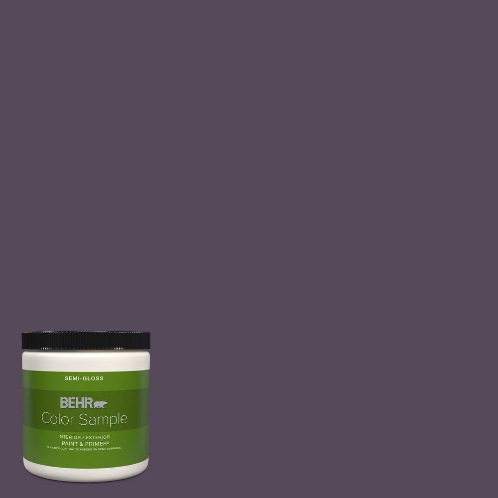 BEHR PREMIUM PLUS 8 oz. #PPU17-01 Mata Hari Semi-Gloss Interior ...
