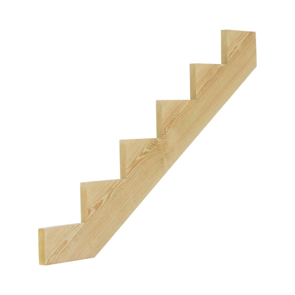 ProWood 6-Step Ground Contact Pressure Treated Pine Stair Stringer ...