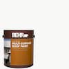 BEHR 1 gal. White Reflective Flat Multi-Surface Exterior Roof Paint ...