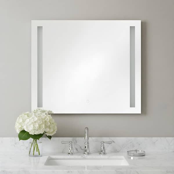 Generation Lighting Lustro 36 in. x 30 in. Bright White Integrated LED ...