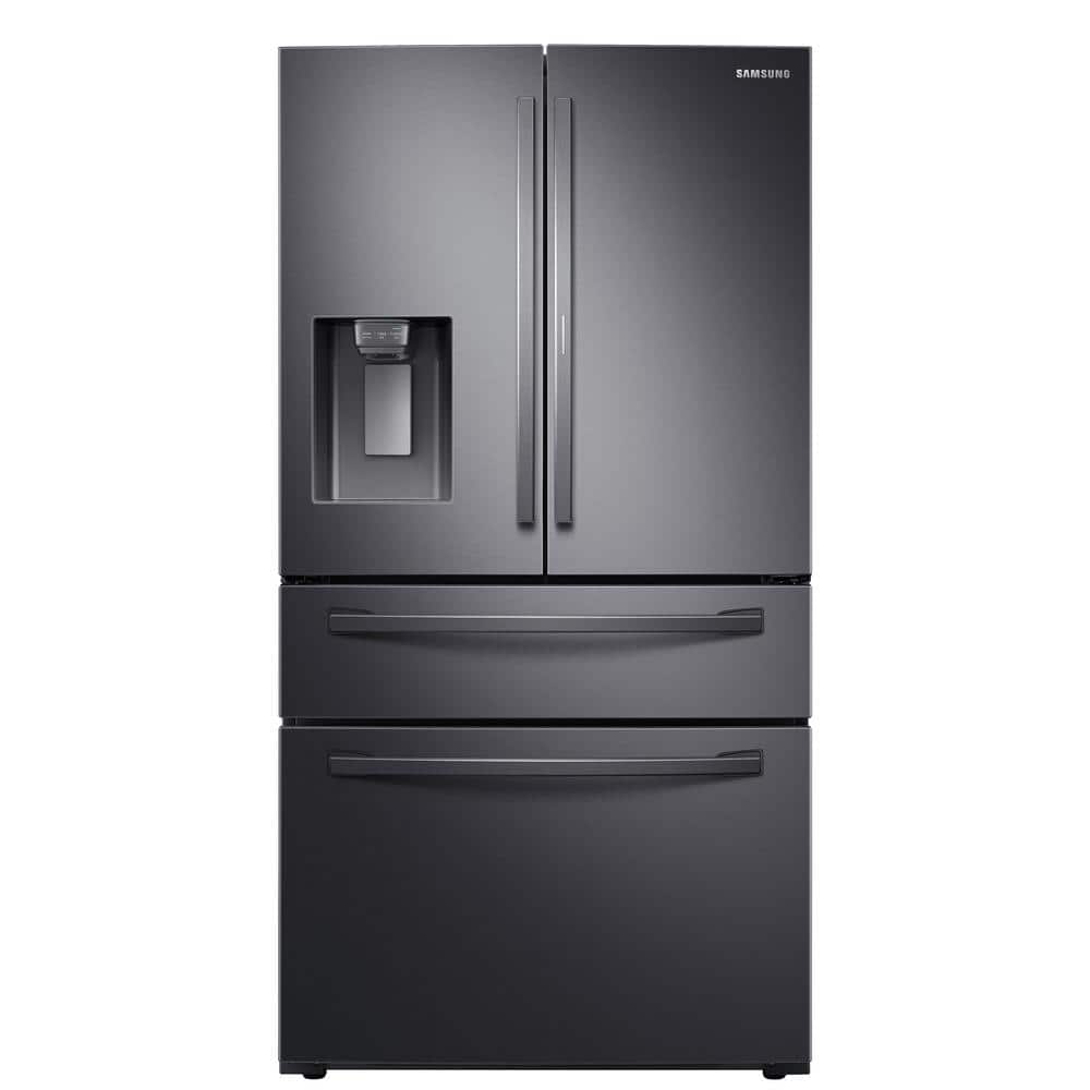 Samsung 22.4 cu. ft. 4-Door French Door Smart Refrigerator with Food ...