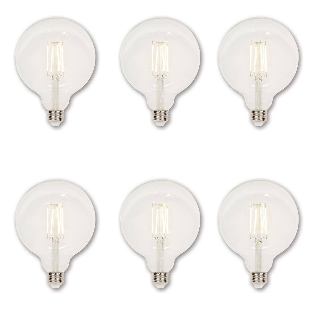 Westinghouse 60-Watt Equivalent G40 Dimmable Clear Edison Filament LED ...