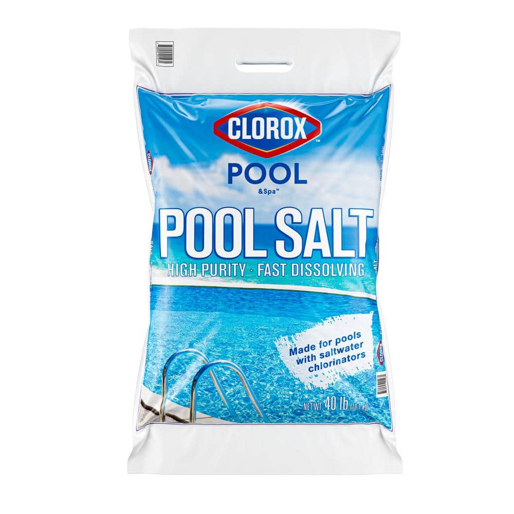 Clorox Pool and Spa 40 lbs. Pool Salt 40B-CLXPOOL - The Home Depot