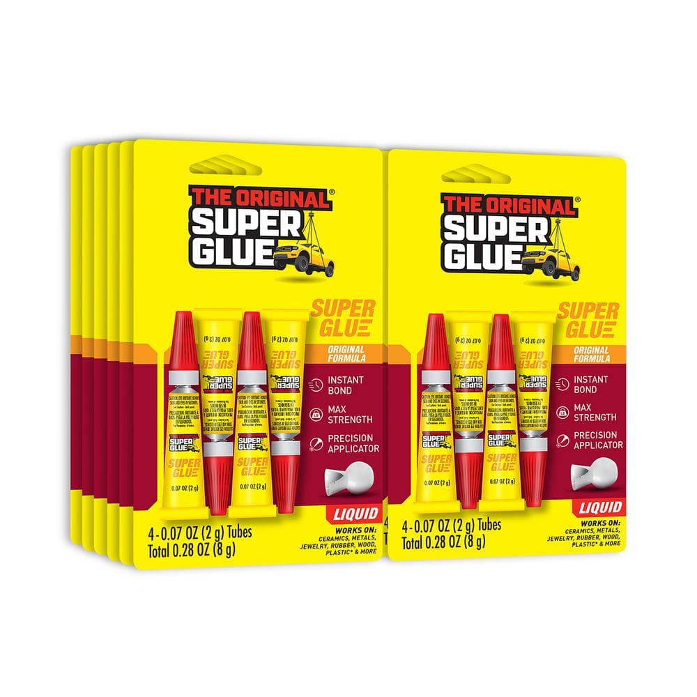 Super Glue 0.07 oz. Super Glue, (4) 0.07 oz. Tubes per card, Case pack ...