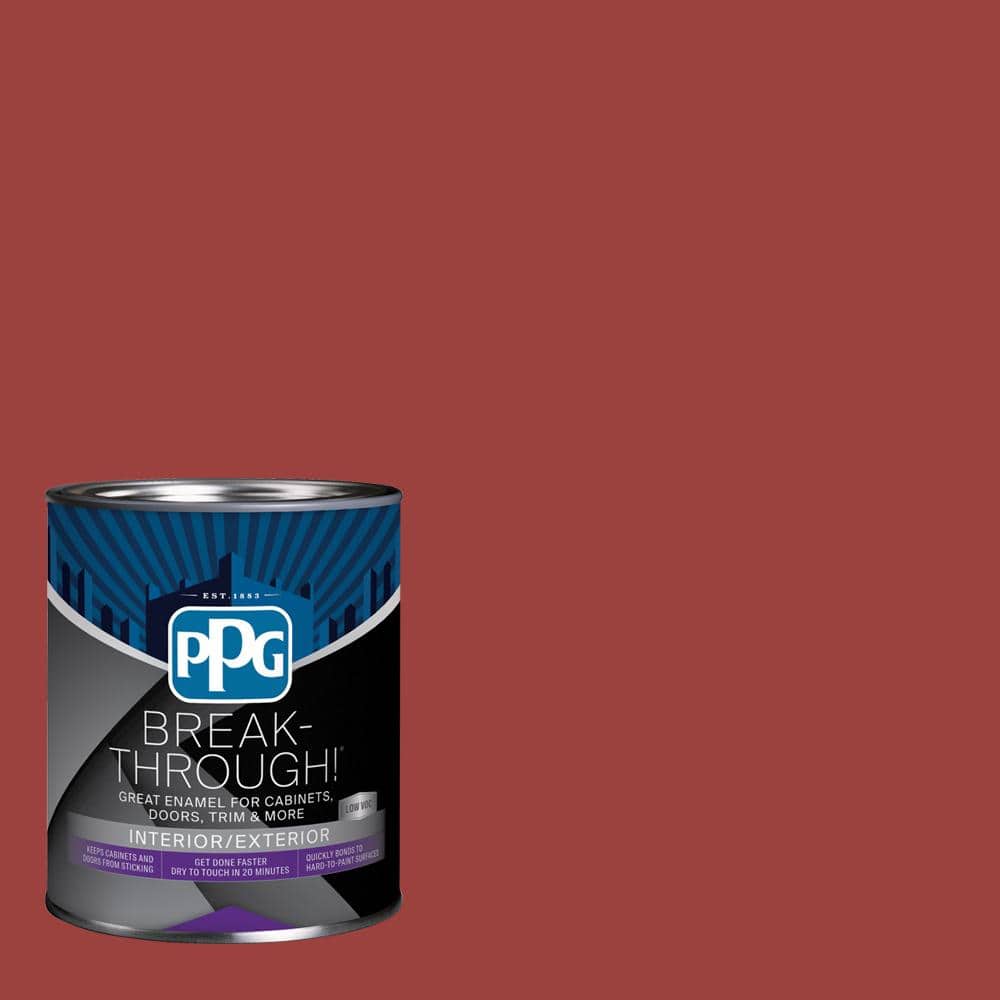 Reviews for Break-Through! 1 qt. PPG1058-7 Autumn Ridge Semi-Gloss Door, Trim & Cabinet Paint ...