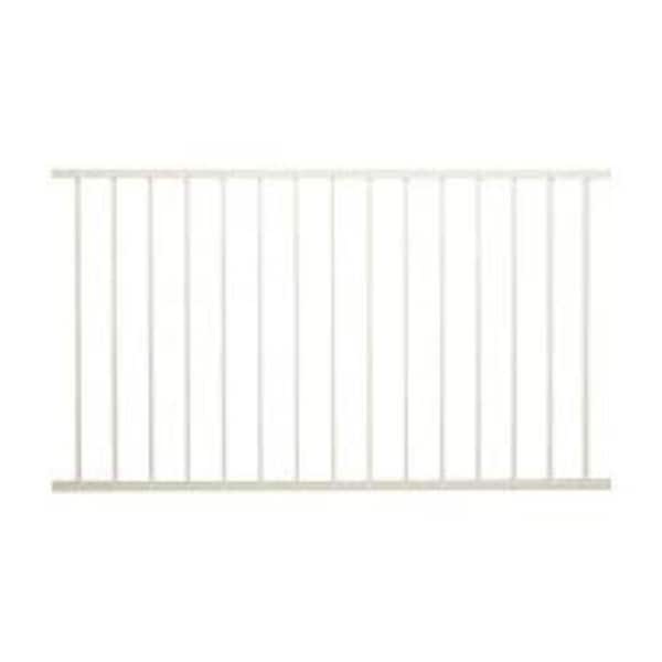 FORTRESS Al13 Home Traditional Railing 40 in. H x 6 ft. W Black Sand ...