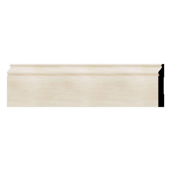 Ekena Millwork WM163 0.56 in. D x 5.25 in. W x 96 in. L Wood Poplar ...
