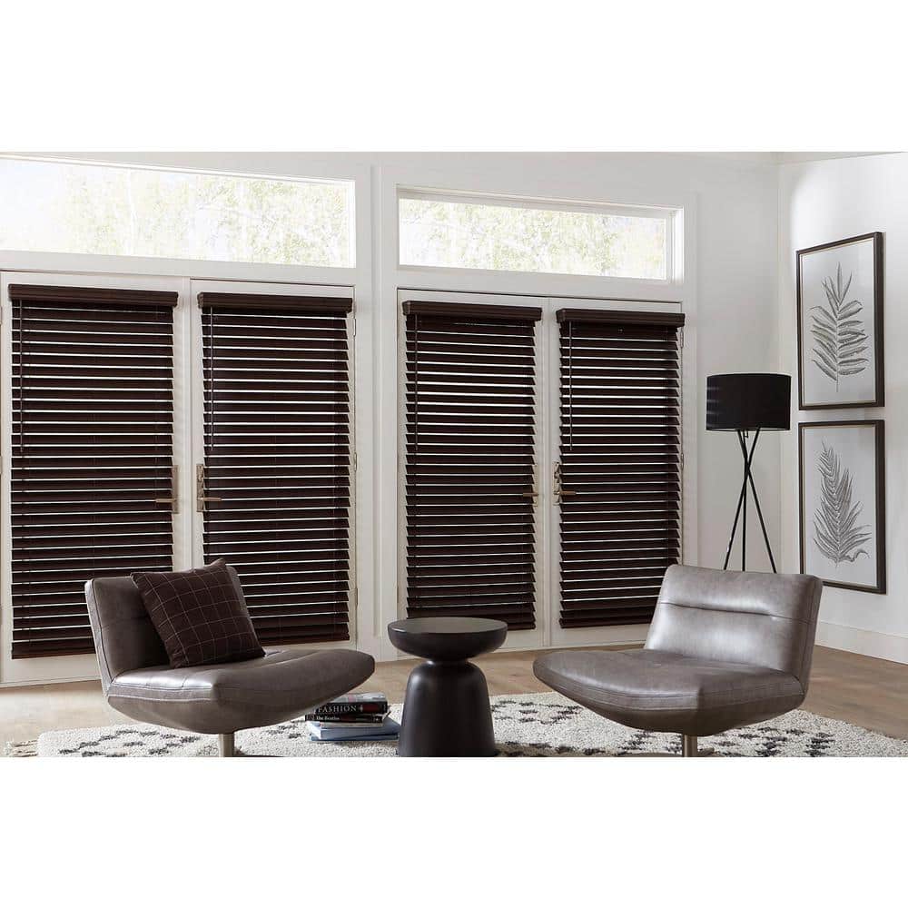 Reviews for VENETA Classic 2-1/2 in. Room Darkening Cordless Faux Wood ...