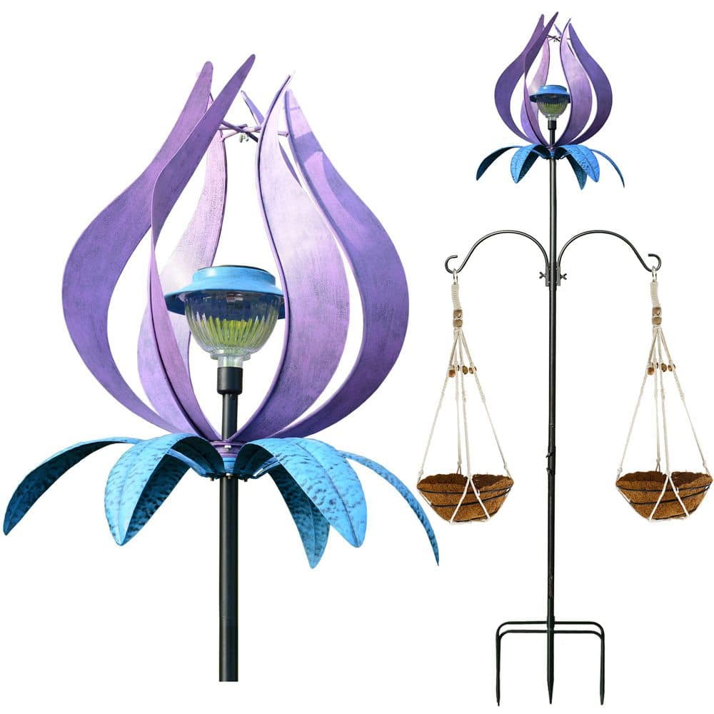 Solar Spinners Outdoor Garden Spinner 0BFWSD4NV - The Home Depot