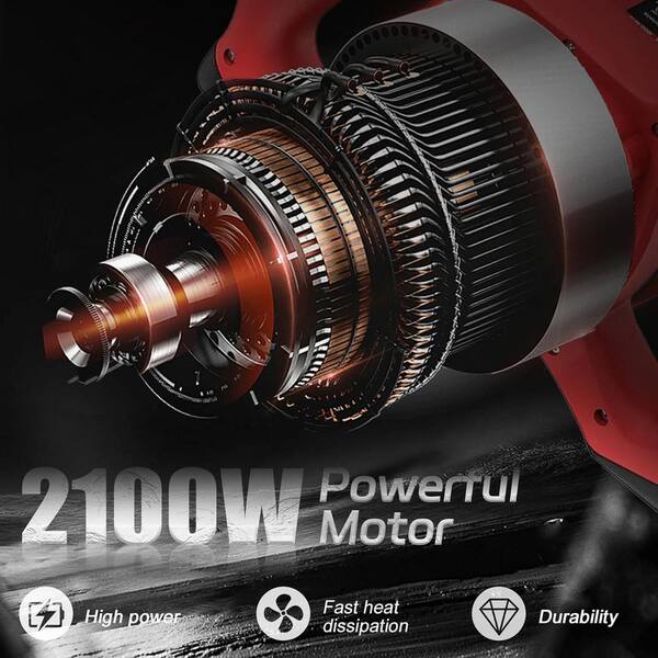 Concrete Mixer Cocoarm 1500W Handheld Electric Mud Mixer - 6-Speed ...