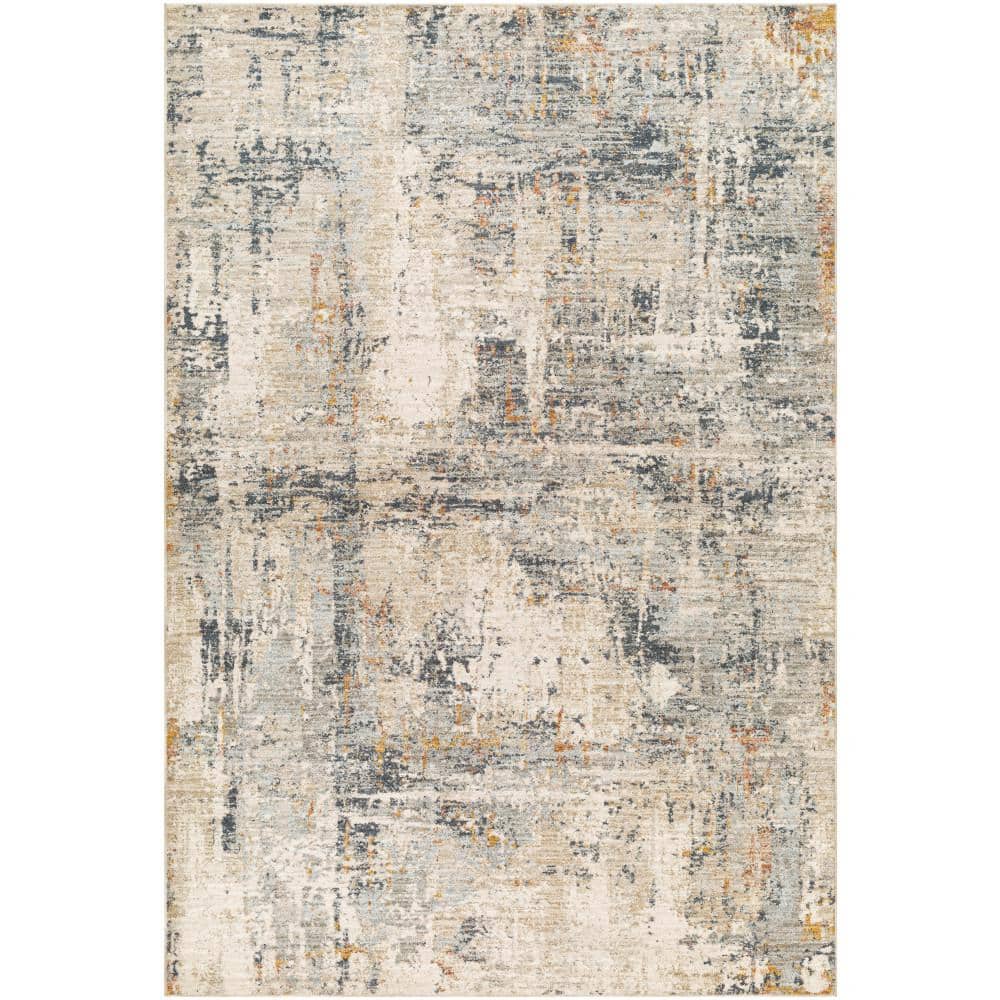 Livabliss Beckham Brown/Charcoal Ombre 9 ft. x 12 ft. Indoor Area Rug ...