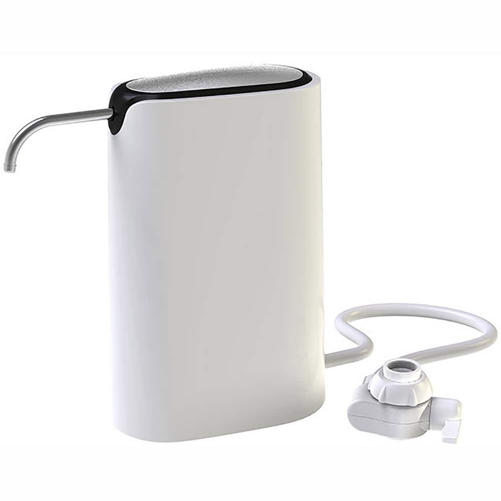 Little Luxury Smart Tap Faucet Mounted Water Filtration System in White ...