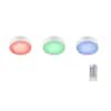 Commercial Electric 3-Light LED White RGB Color Changing Puck Light Kit ...