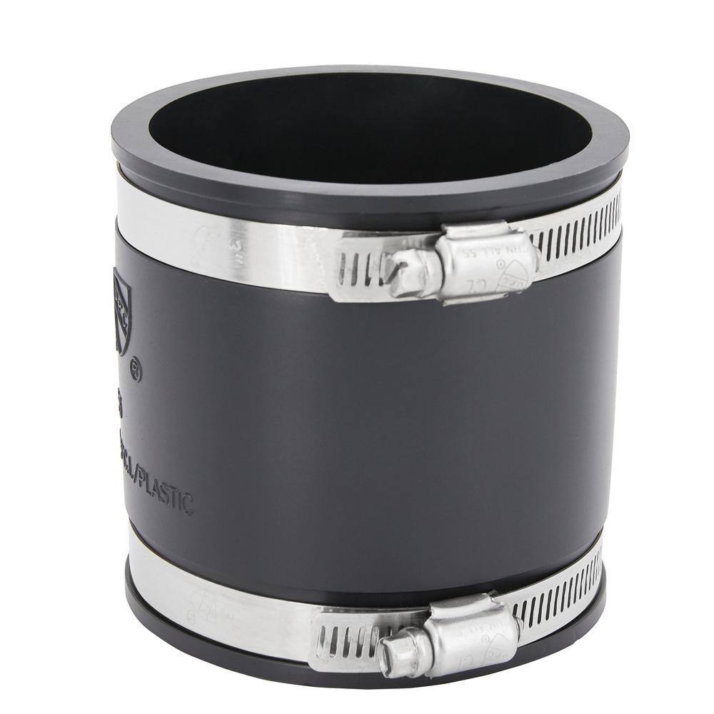 ECO FLO 3 in. DWV Flexible PVC Coupling 156-33 - The Home Depot