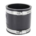 EASTMAN 3 in. x 3 in. PVC DWV Mechanical Flexible Coupling 86005 - The ...