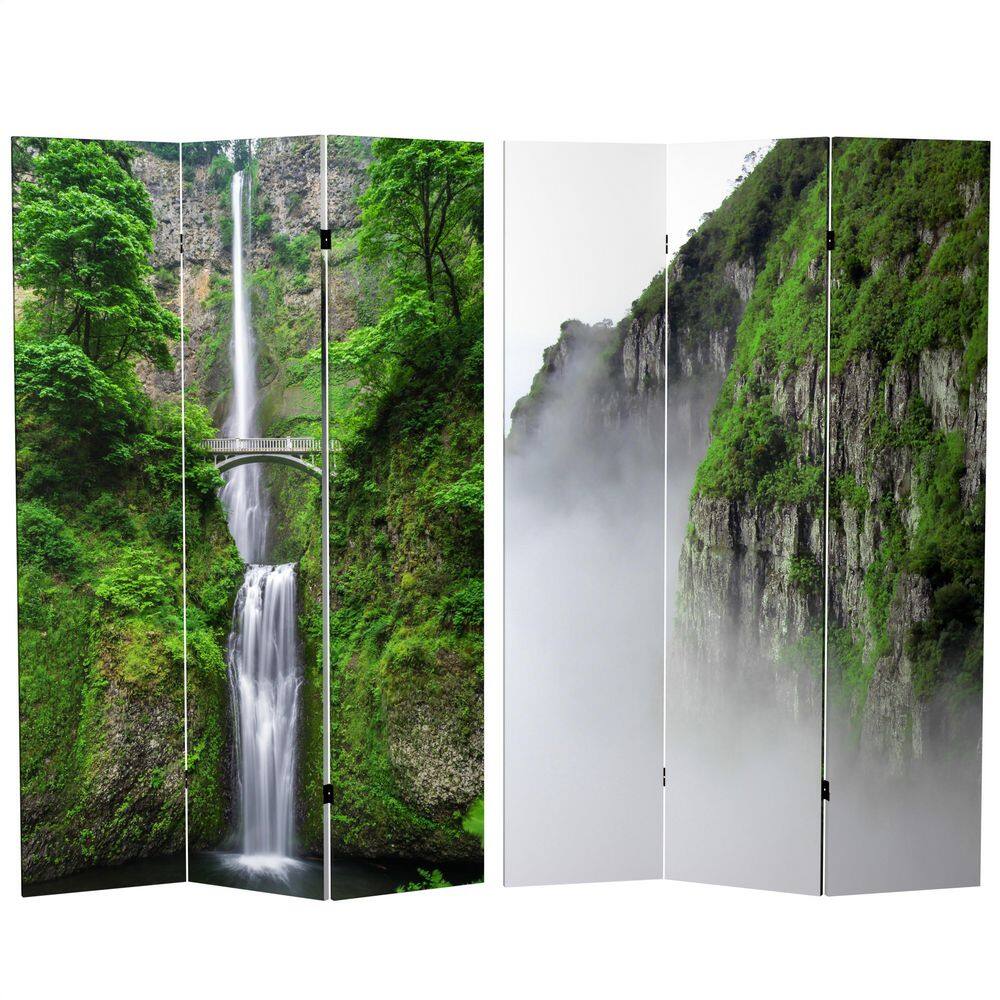 RED LANTERN 6 ft. Printed 3-Panel Room Divider CAN-CLIFF - The Home Depot