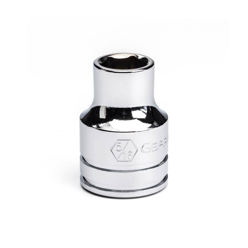 GEARWRENCH 3/8 in. Drive 6 Point SAE Standard Socket 5/16 in. 80351 ...