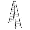 DEWALT 12 ft. Fiberglass Step Ladder 16.1 ft. Reach Height Type 1A ...