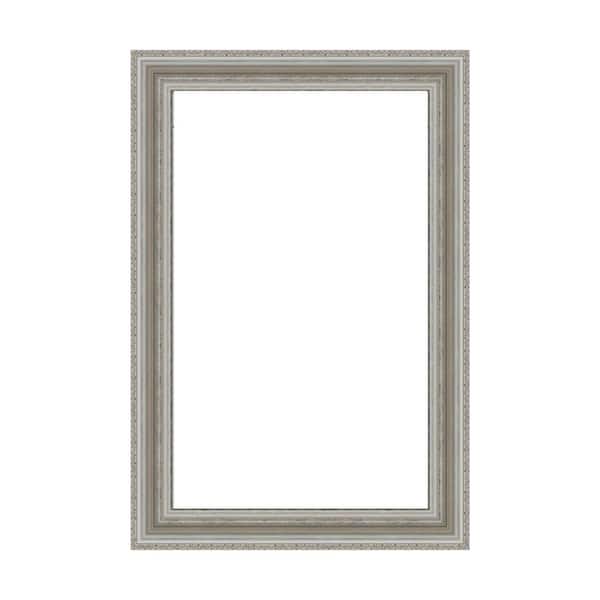 Amanti Art Mirror Makeover Parlor Silver 25.25 in. W x 37.25 in. H ...