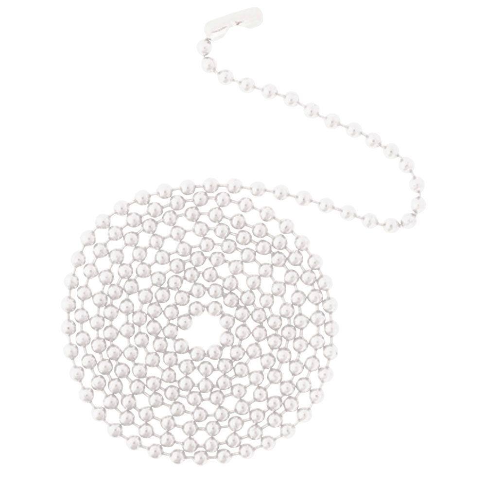 Westinghouse 3 ft. Plastic White Beaded Chain with Connector 7705100 ...