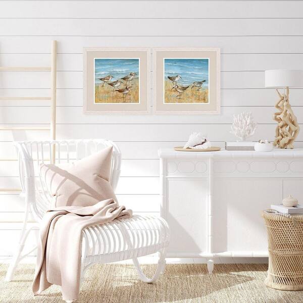 Paragon 2 Piece Framed Giclee Coastal Art Print 17 in. x 17 in. 48171 ...