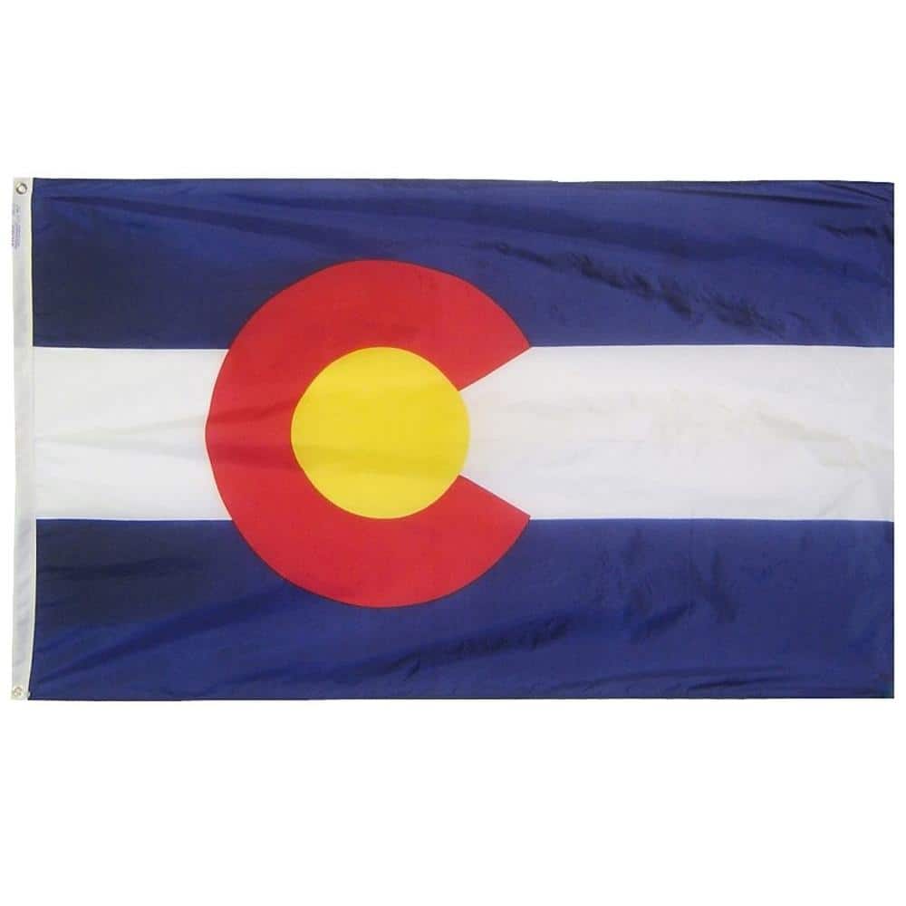 Annin Flagmakers 4 ft. x 6 ft. Colorado State Flag 140670 - The Home Depot