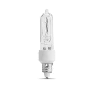 Feit Electric 150-Watt T3 R7s Base Dimmable Halogen Light Bulb, Bright ...
