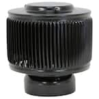 Active Ventilation 3 in. Dia Aura PVC Vent Cap Exhaust with Adapter for ...