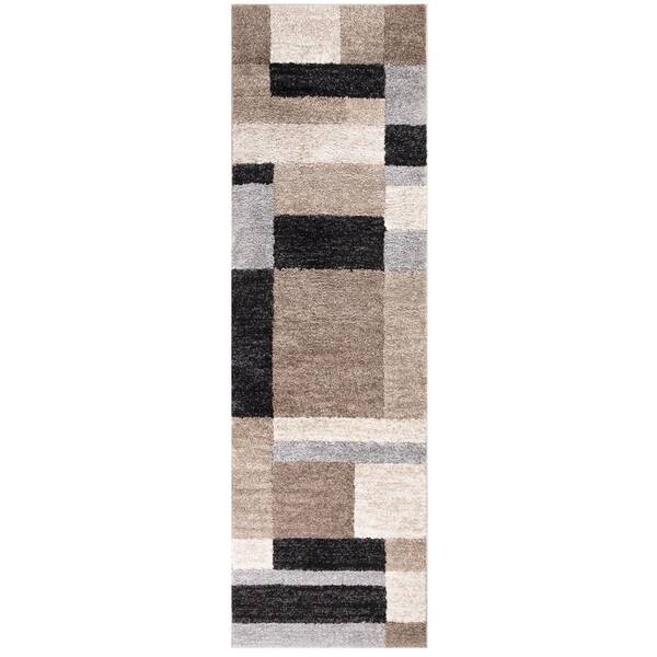 Home Decorators Collection Square Multi-Colored 2 ft. x 7 ft. Geometric ...