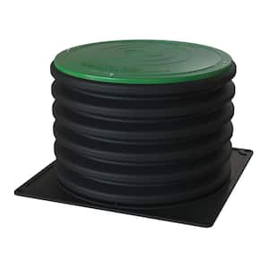 VPC 24 in. x 24 in. Tall Septic Tank Riser Combo 89-24RIS24COMBO - The ...