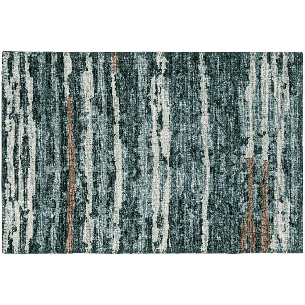 Addison Rugs Bravado Grey 1 ft. 8 in. x 2 ft. 6 in. Geometric Indoor ...