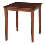 International Concepts Espresso 30" Square Counter-height Table K581 ...