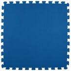 Greatmats Premium Navy Blue 24 in. x 24 in. x 5/8 in. Foam Interlocking ...