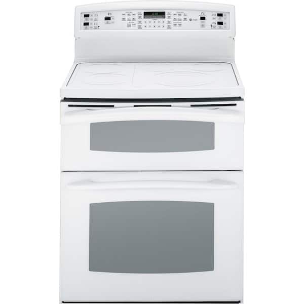 GE Profile 30 in. 6.6 cu. ft. Double Oven Electric Range with Self ...