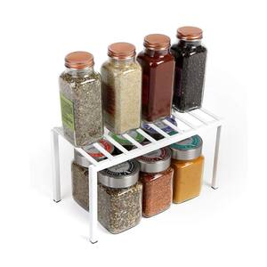 Smart Design Stacking Cabinet Shelf Rack Kitchen Organization- Small 12 ...