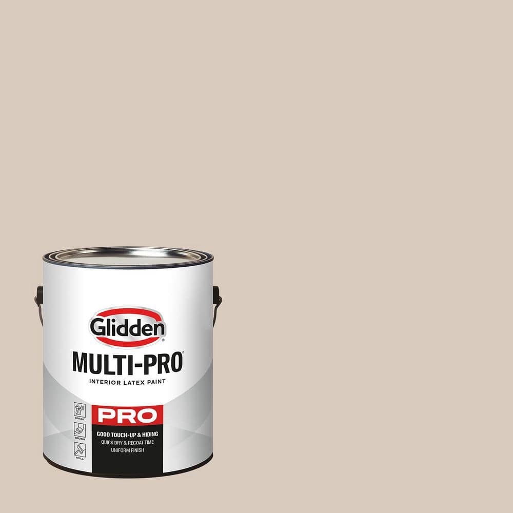 Glidden Multi-Pro 1 gal. PPG1074-3 Bermuda Sand Semi-Gloss Interior ...