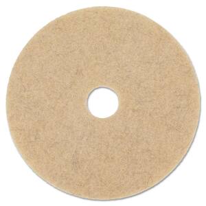 Boardwalk Natural Hog Hair Burnishing Floor Pads, 19 in. Dia, (5-Carton ...
