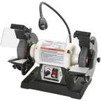 WEN 8 in. 5 Amp Variable Speed Bench Grinder with Flexible Work Light ...
