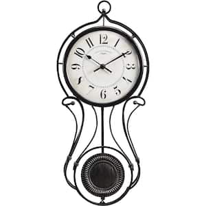 Howard Miller IVana Black Wall Clock 625495 - The Home Depot