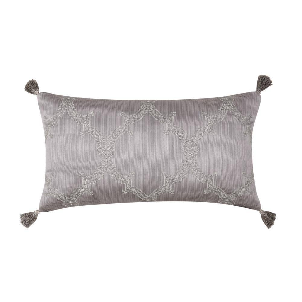J QUEEN NEW YORK INC Mira Lavender Polyester Damask Boudoir Embellished ...