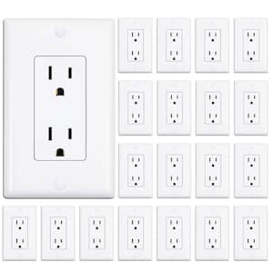 ENERLITES 15 Amp Tamper Resistant Duplex Receptacle Outlet with ...