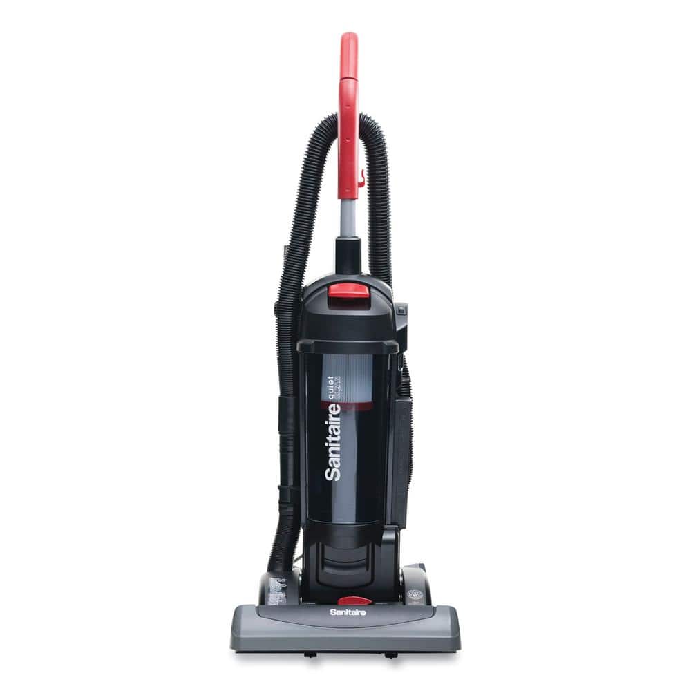 Sanitaire Force QuietClean Commercial Black Upright Vacuum Cleaner ...