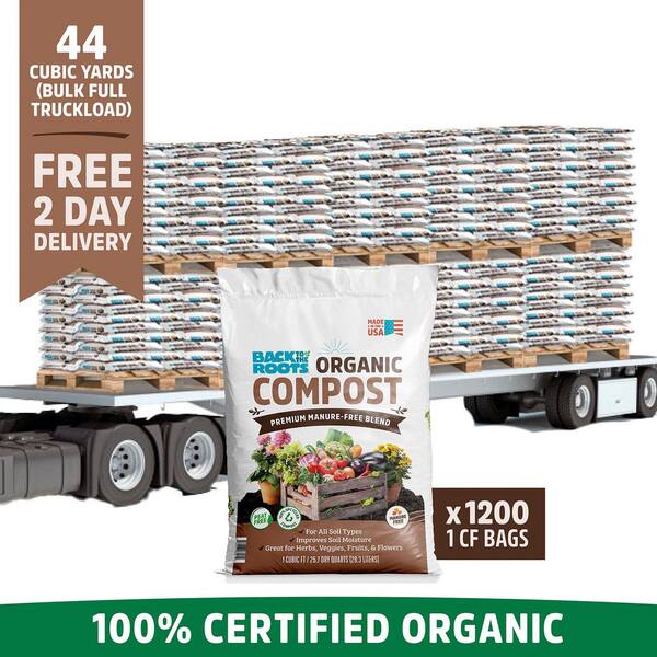 Back to the Roots 1200 cu. ft. Organic Value Bulk Compost Soil ...